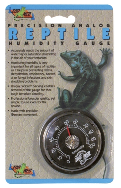 ZOOMED Reptile Humidity Gauge